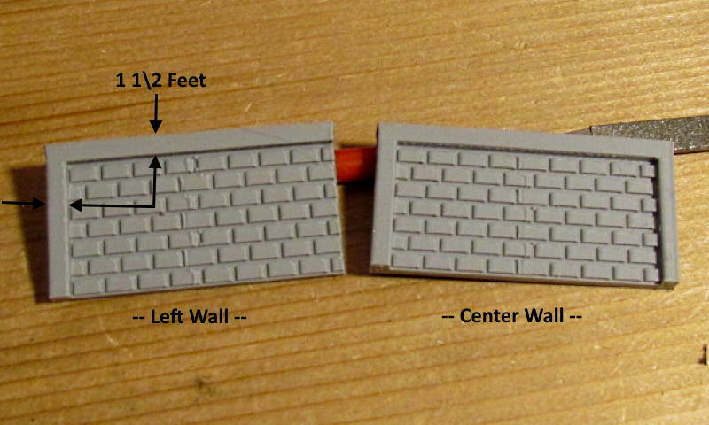 🦶 N Scale - 10 Foot X 20 Foot Stone Wall Sections・Free 3D File for ・Cults