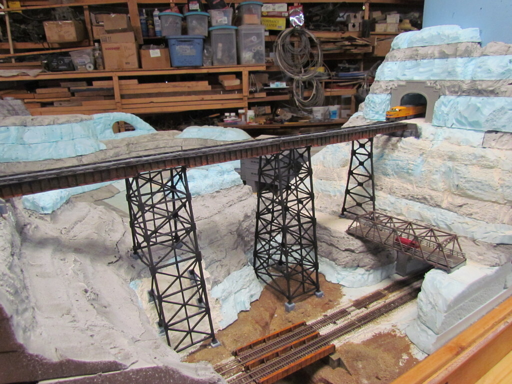 🌉 Pont à poutrelles à plat de 6 pieds de haut à l'échelle N. Les ...