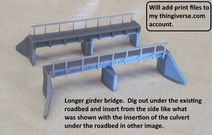🌉 N Scale Plate Girder Bridge...・Free 3D File for ・Cults