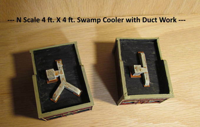 🎨 N Scale -- Rooftop 4' x 4' x 4' Swamp Cooler and Ductwork・Free 3D ...