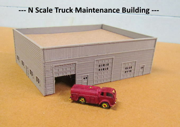 🚚 N Scale Truck Maintenance Building・Archivo 3D Gratis para ・Cults