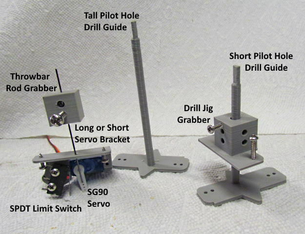 👽 Model Rairlrod Turnout Servo Mount with 1 limit switch..・Free 3D File ...