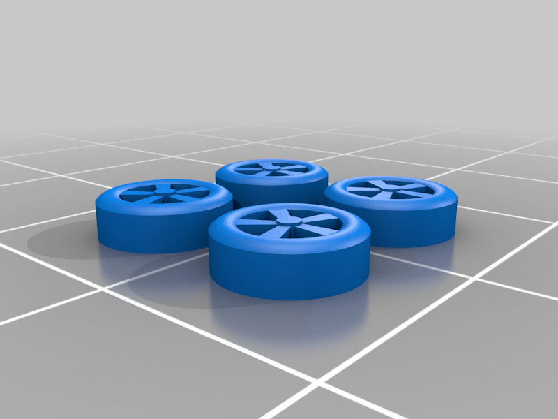 🎨 N Scale -- Wheel/Tire Combinations in 36" and 40" diameters.・Free 3D File for ・Cults