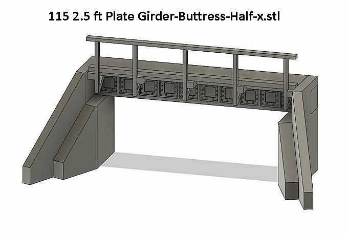 🌉 N Scale Plate Girder Bridge...・Free 3D File for ・Cults