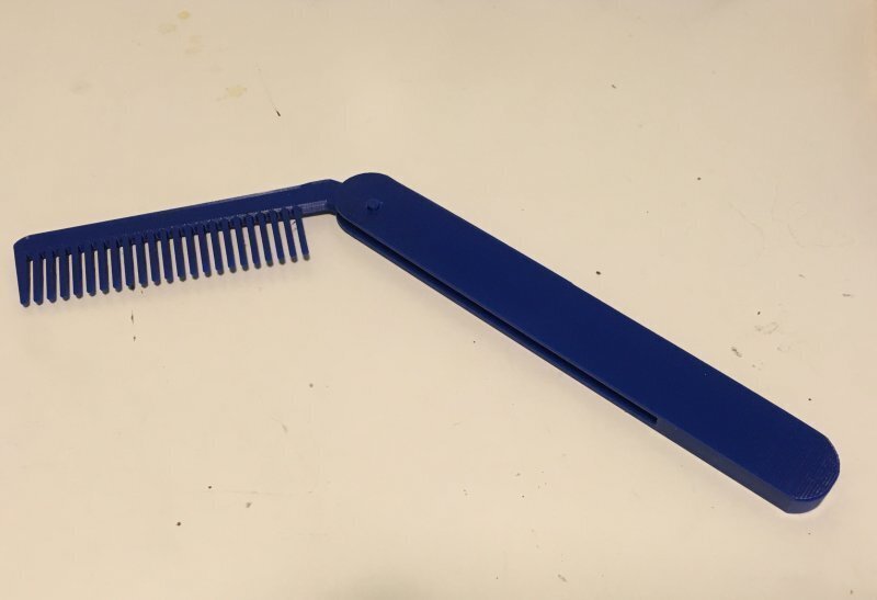 Free 3D file Folding Comb with Long Handle; Aid for Limited Mobility 🎭 ...