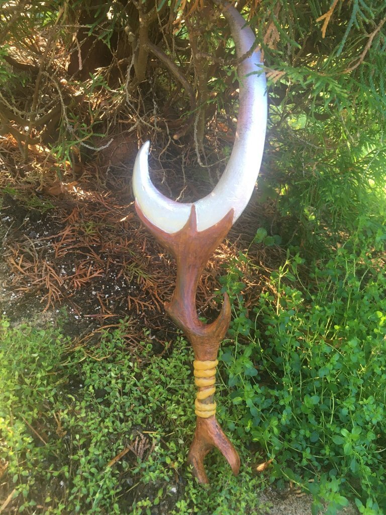 🧝 Elven Staff (opt. Flame) 45 cm・Free 3D File for ・Cults