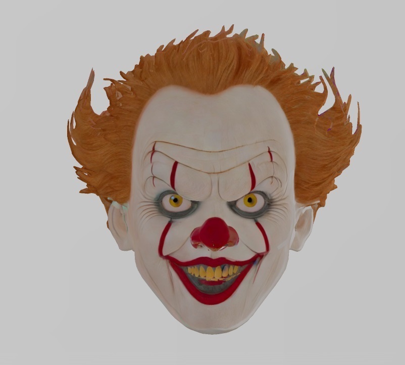 Free 3D file Pennywise head for Halloween decoration 🎃 ・3D printable ...