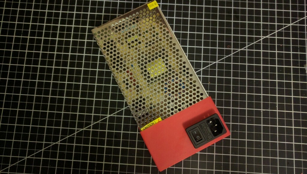 Free 3D file Anet A8 power Supply Cover with IEC320 C14 Socket Space 🛰 ...