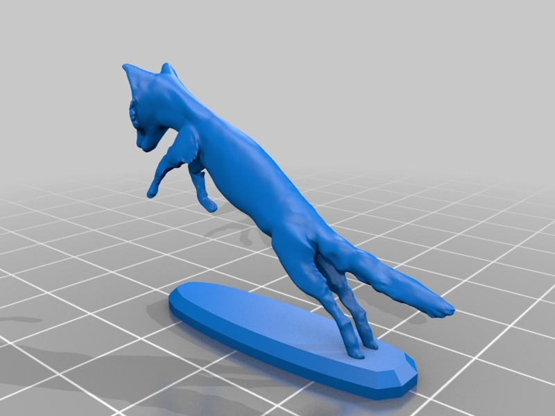 Free 3D file Jumping Fox 🦊 ・3D printer model to download・Cults