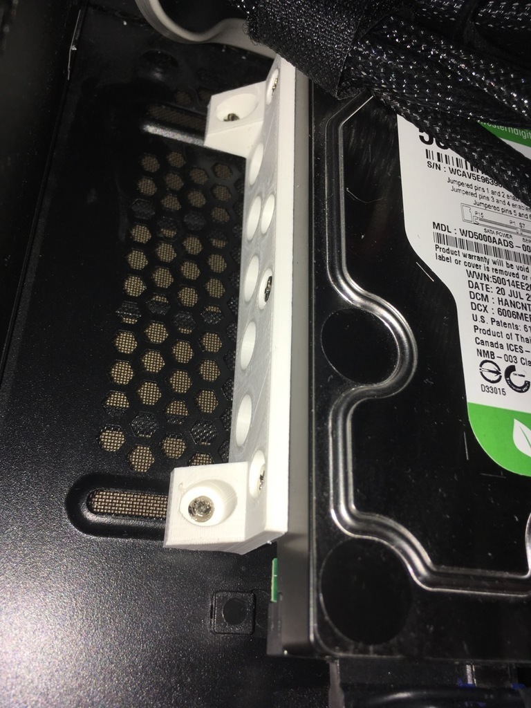 🖥️ 3.5" HDD mount at 120mm fan position・Free 3D File for ・Cults