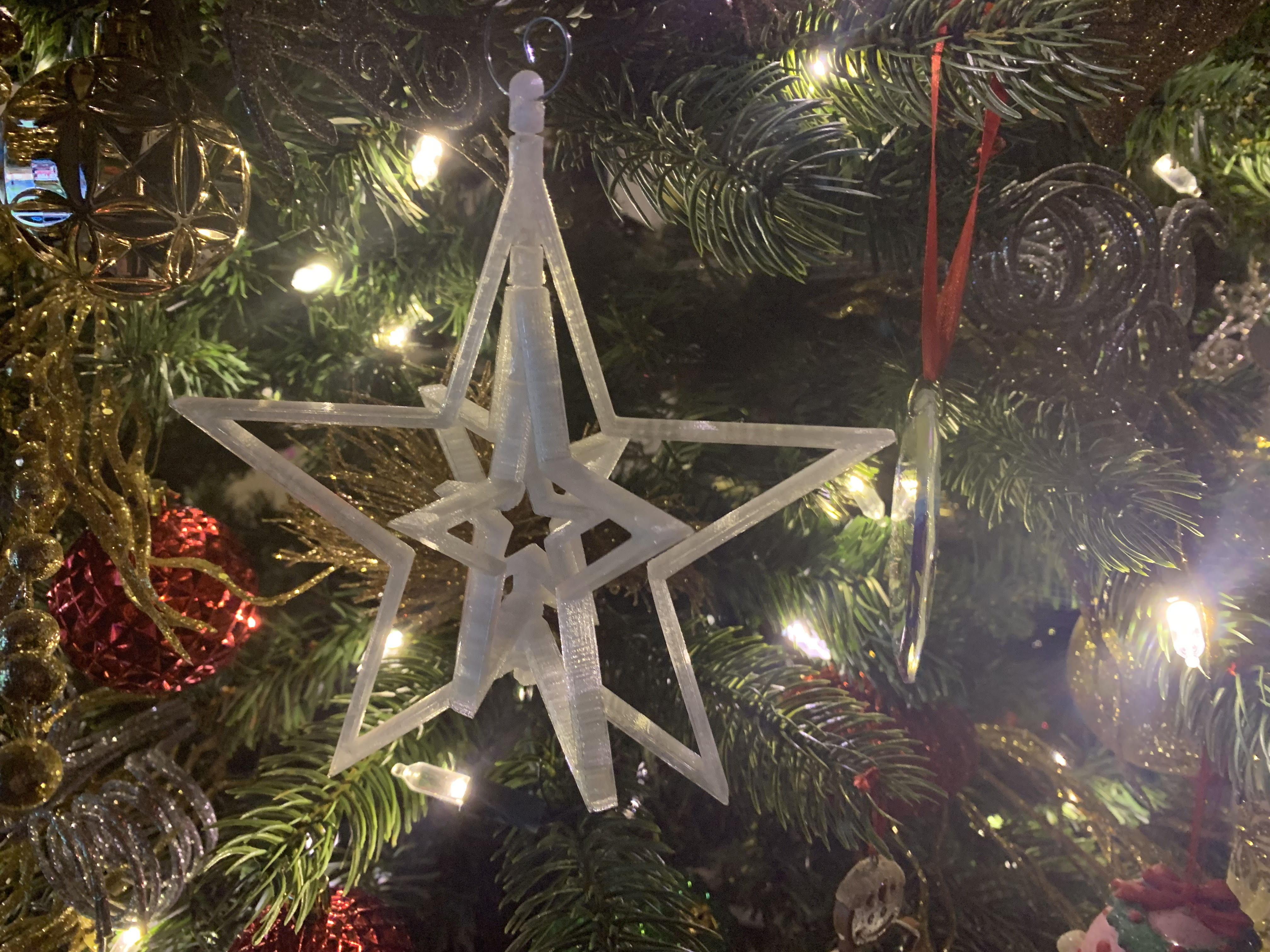 3D print Spinning Christmas Star・Cults