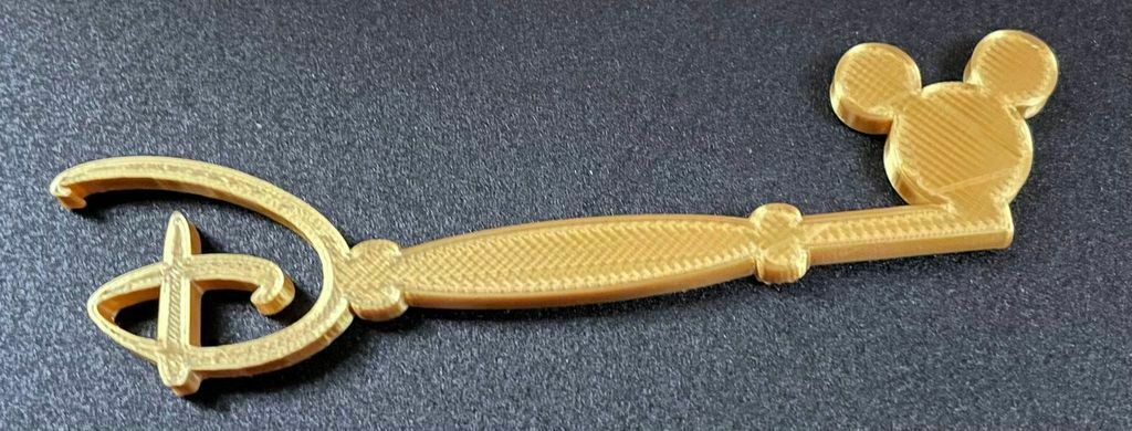 🔑 Disney Key (Mickey Mouse)・Free 3D File for ・Cults