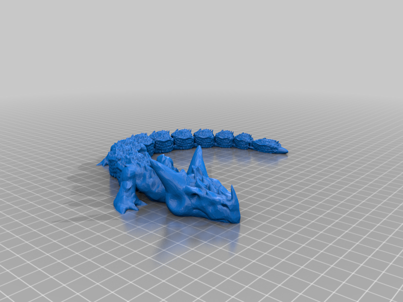 🦴 The Bone Dragon; Articulated Dragon・Free STL File for ・Cults