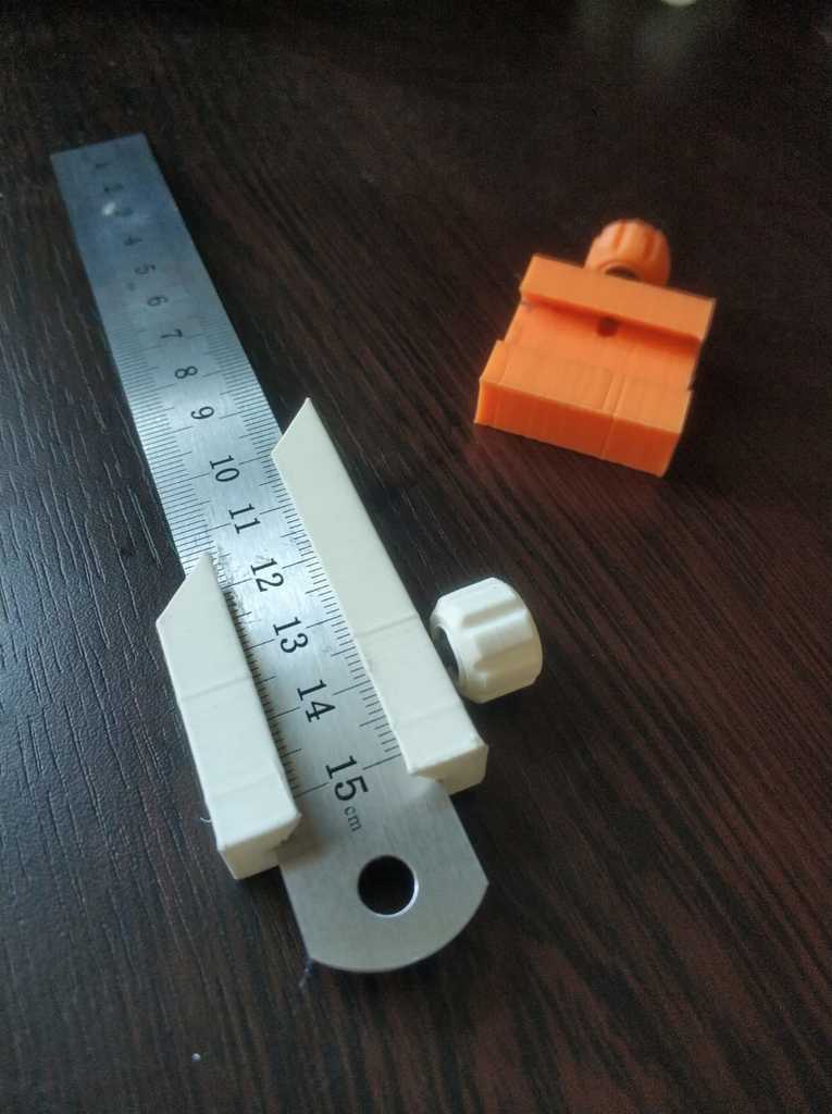Free STL file Ruler Stopper 📏・3D printer model to download・Cults