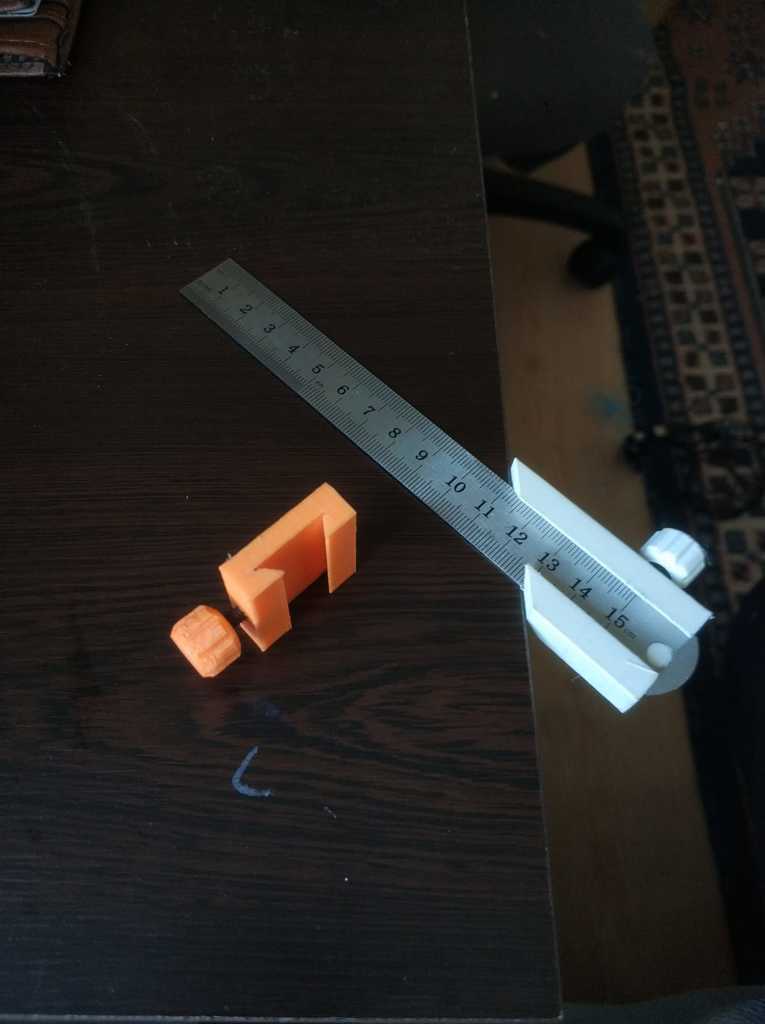 Free STL file Ruler Stopper 📏・3D printer model to download・Cults
