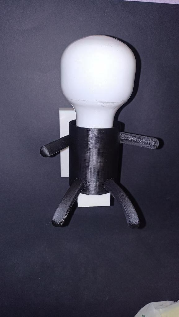Free 3D file Little man lamp holder v2 👨・3D printing design to download ...