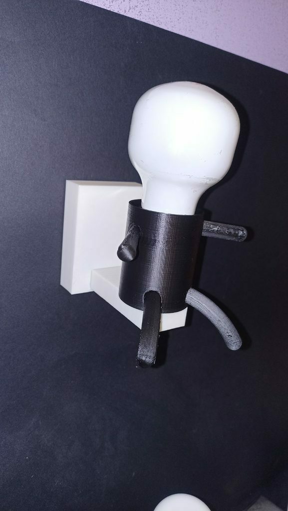 Free 3D file Little man lamp holder v2 👨・3D printing design to download ...