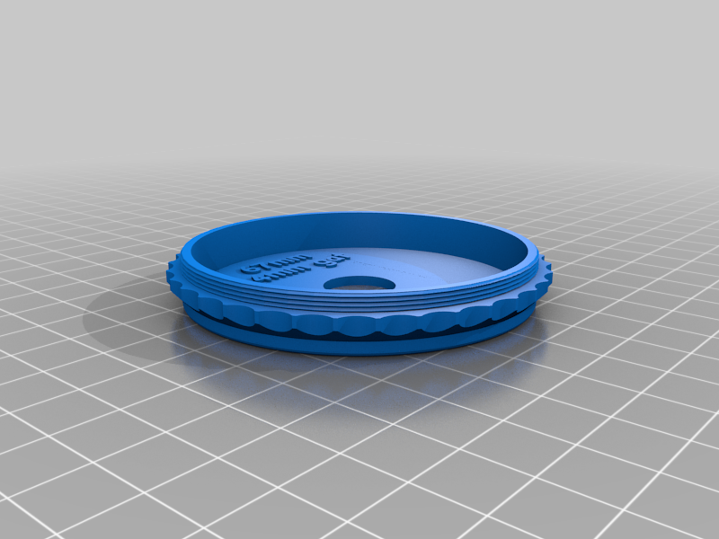 免费 3D 文件 SCAD camera lens cap with hole 📷 ・可下载 3D 打印对象・Cults