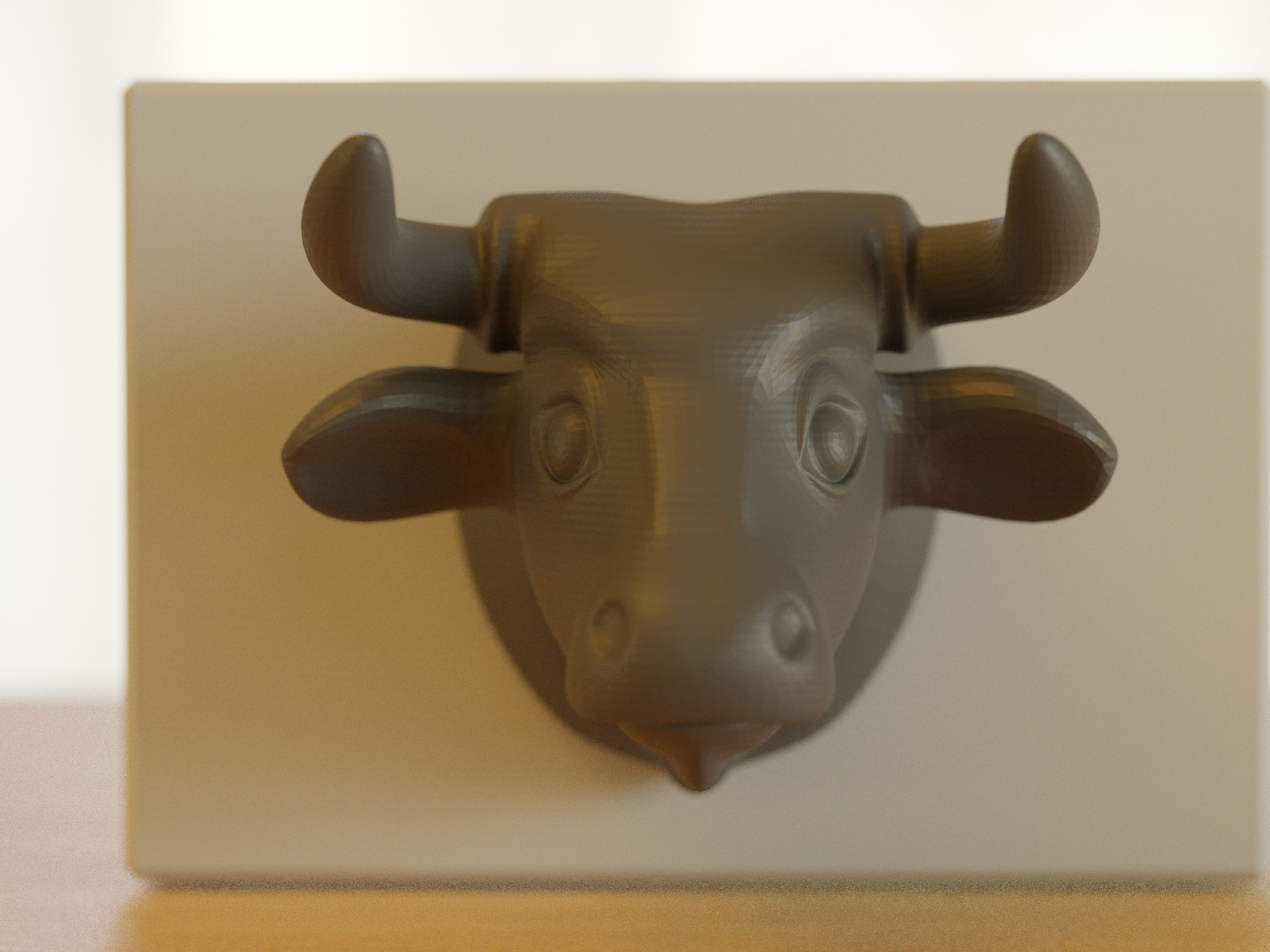 STL file bull head statue [HIGH-POLY] 🐂 ・Model to download and 3D print ...