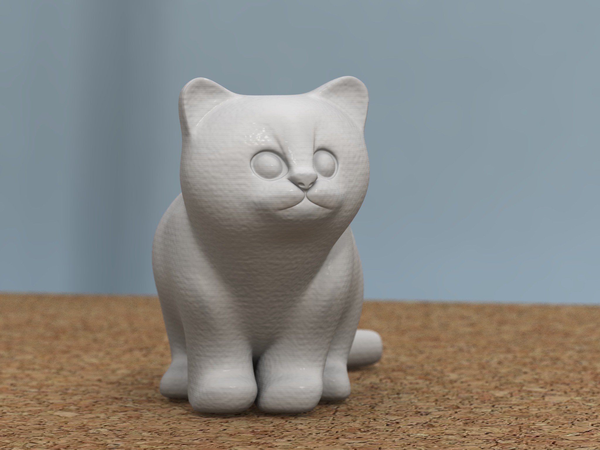 Free STL file sitting kitten [FREE] 🆓・3D printer model to download・Cults