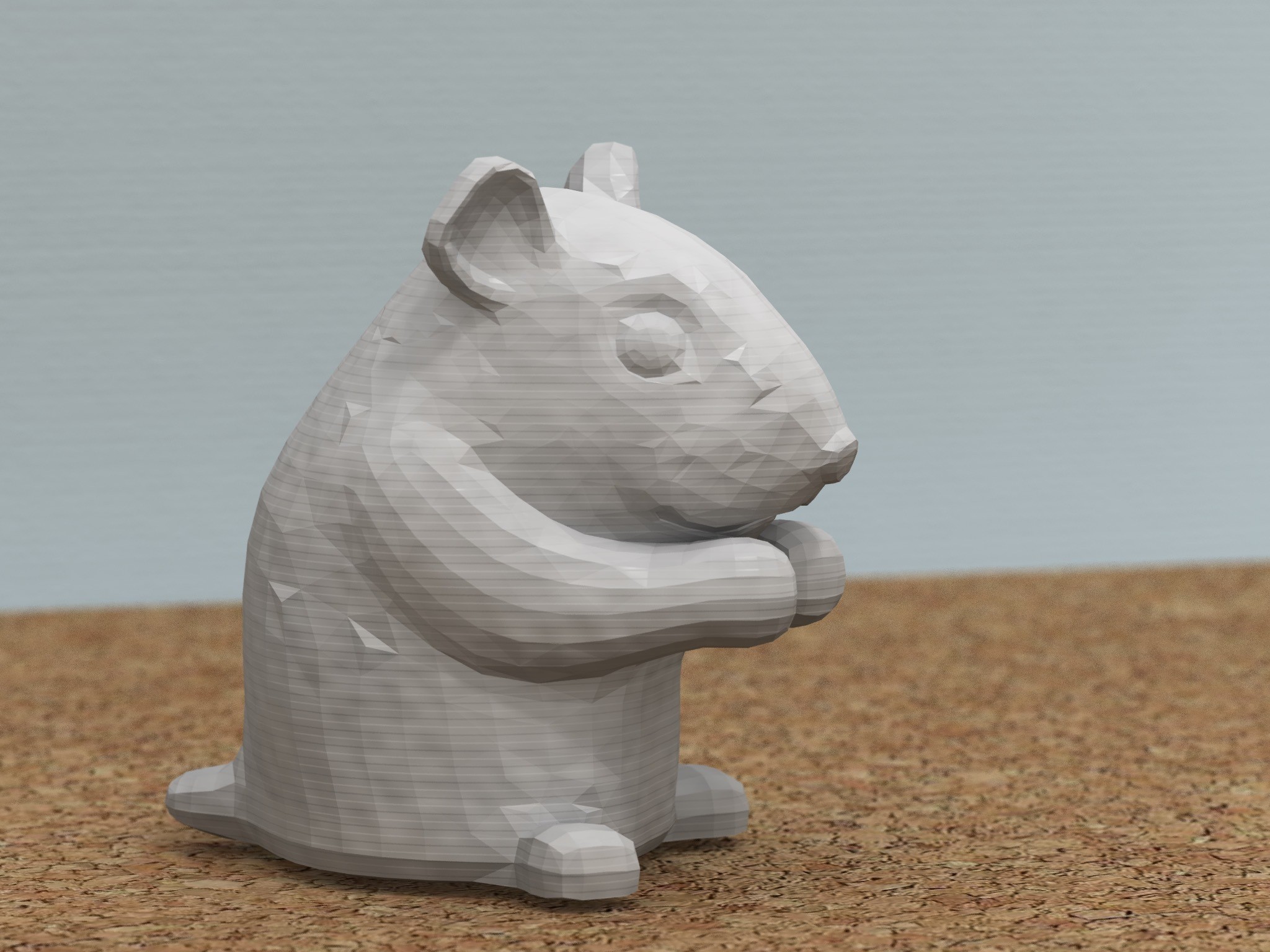 Free STL file [FREE] hamster 🆓 ・3D print design to download・Cults