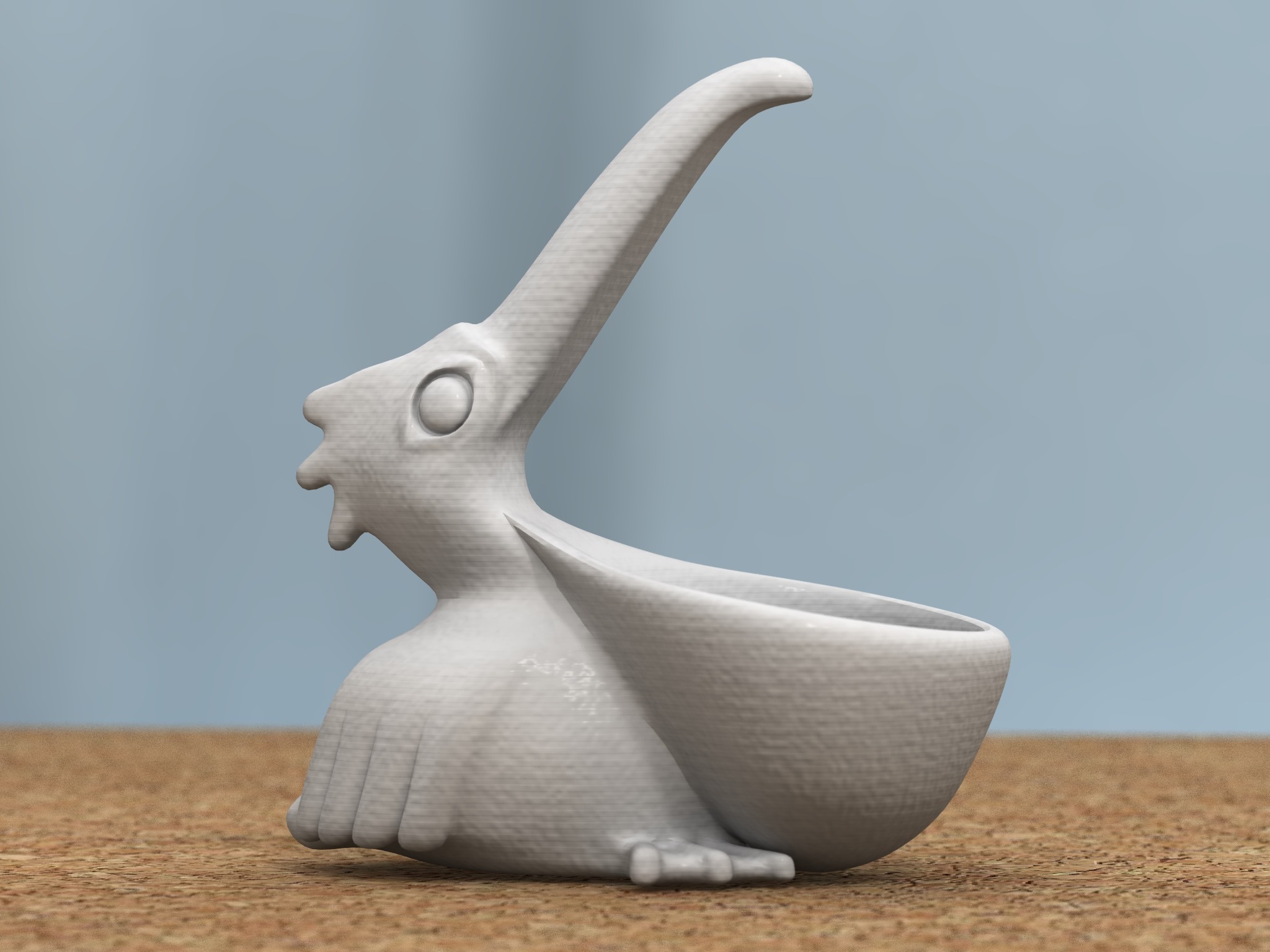 Free STL file Pelican with wide open beak 🎲 ・3D printable model to ...