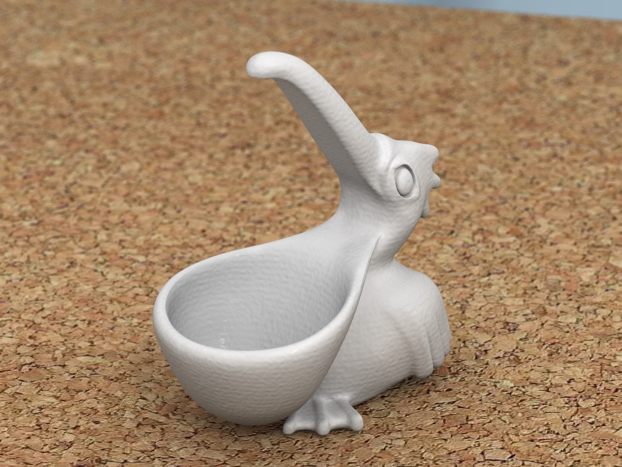 Free STL file Pelican with wide open beak 🎲 ・3D printable model to ...