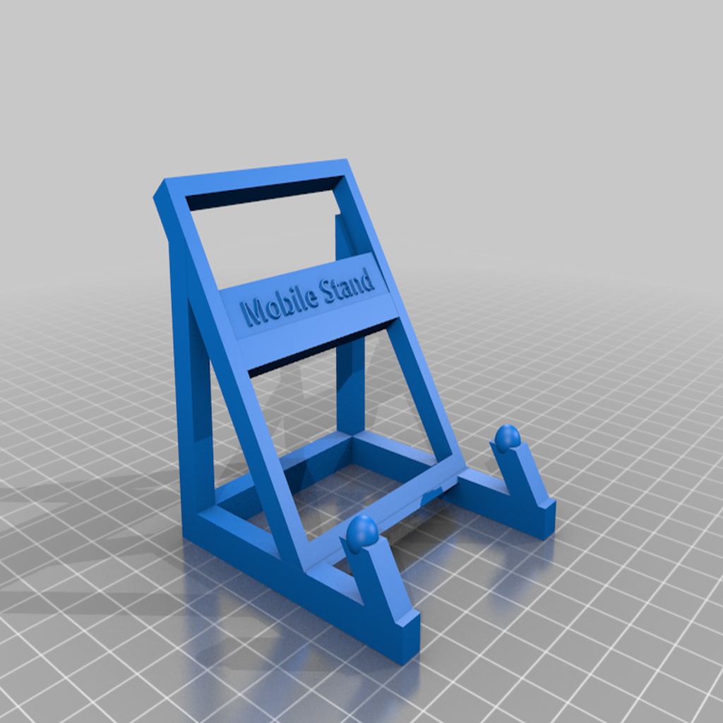 Free 3D file Basic Mobile Stand 📱 ・Object to download and to 3D print・Cults