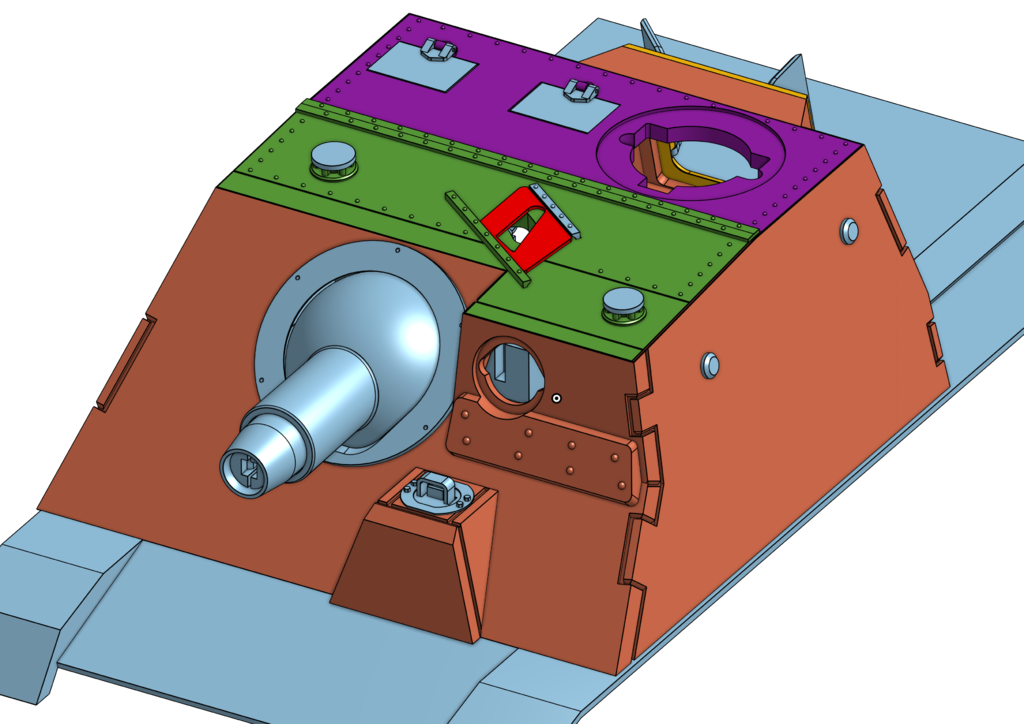 Free STL file 1/16th Panzer 4 Brummbar conversion 🎠 (STEP)・Design to ...