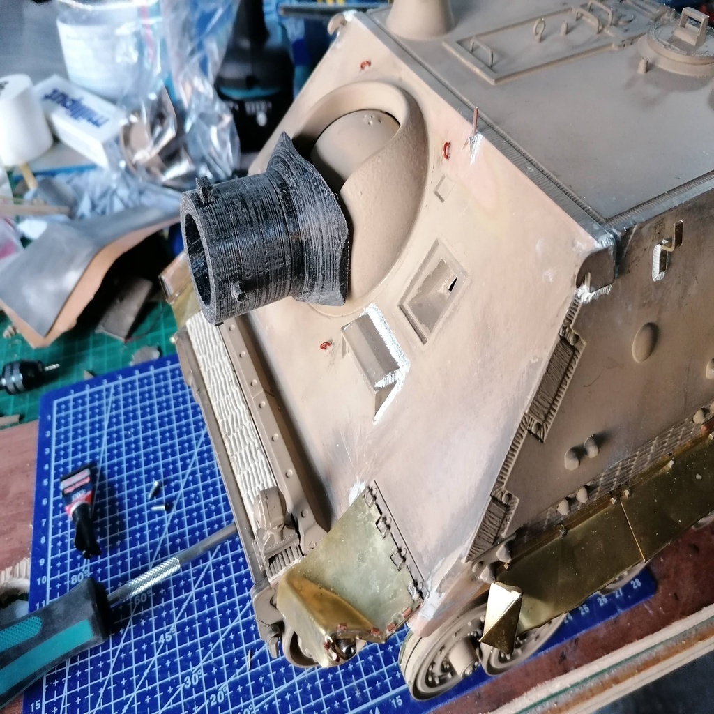 Free 3D file Sturmtiger barrel without counter weight 🎠・3D print design ...