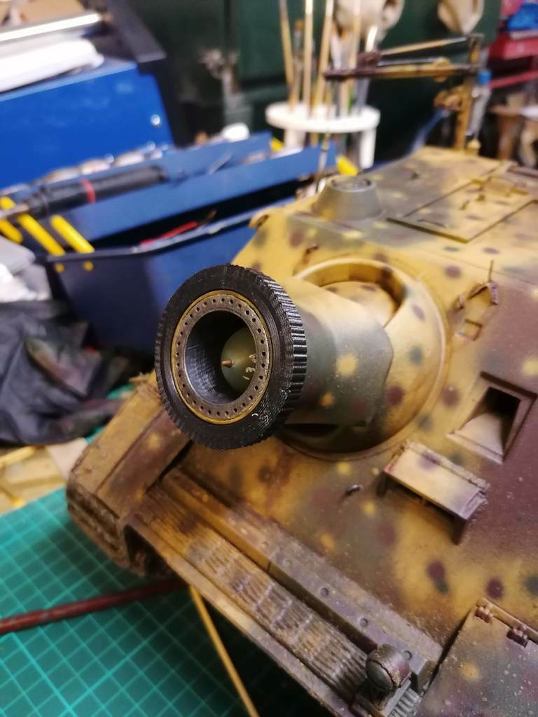 🚁 Sturmtiger barrel without counter weight・Free 3D File for ・Cults