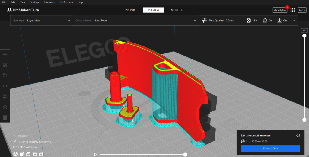 Free 3D file SAB RAW 420 Hatch - 🚁 ・3D printable design to download・Cults