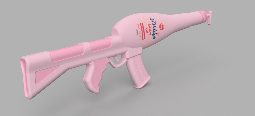 🤙 Call Of Diddy - Lotion Gun - Baby Oil - Meme - Duty Prop Cosplay・Free ...
