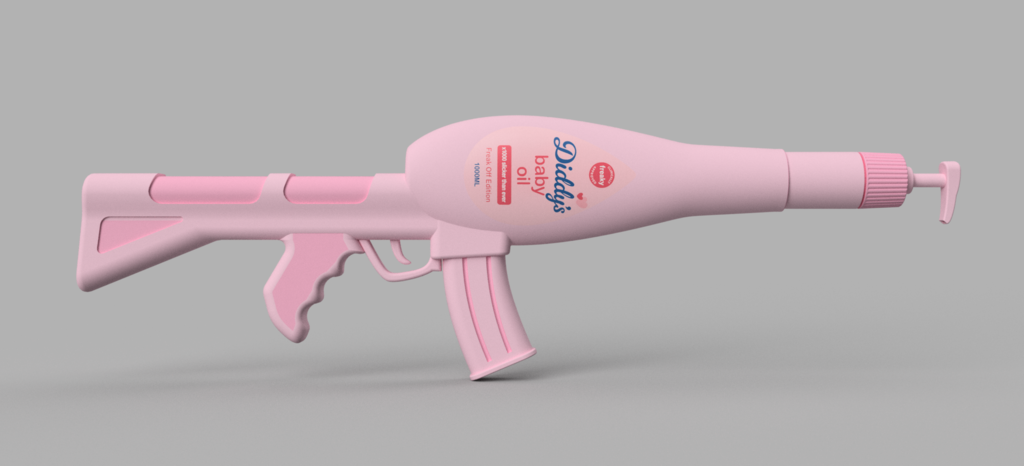 🤙 Call Of Diddy - Lotion Gun - Baby Oil - Meme - Duty Prop Cosplay・Free ...