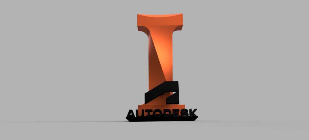 🚩 Autodesk Inventor - Desk Display Logo Emblem・Free 3D File for ・Cults