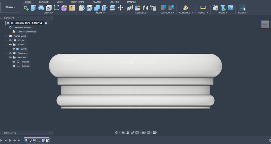 🧢 COLUMN CAP Version 2・Free 3D File for ・Cults
