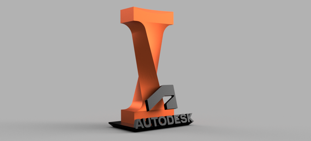 🚩 Autodesk Inventor - Desk Display Logo Emblem・Free 3D File for ・Cults