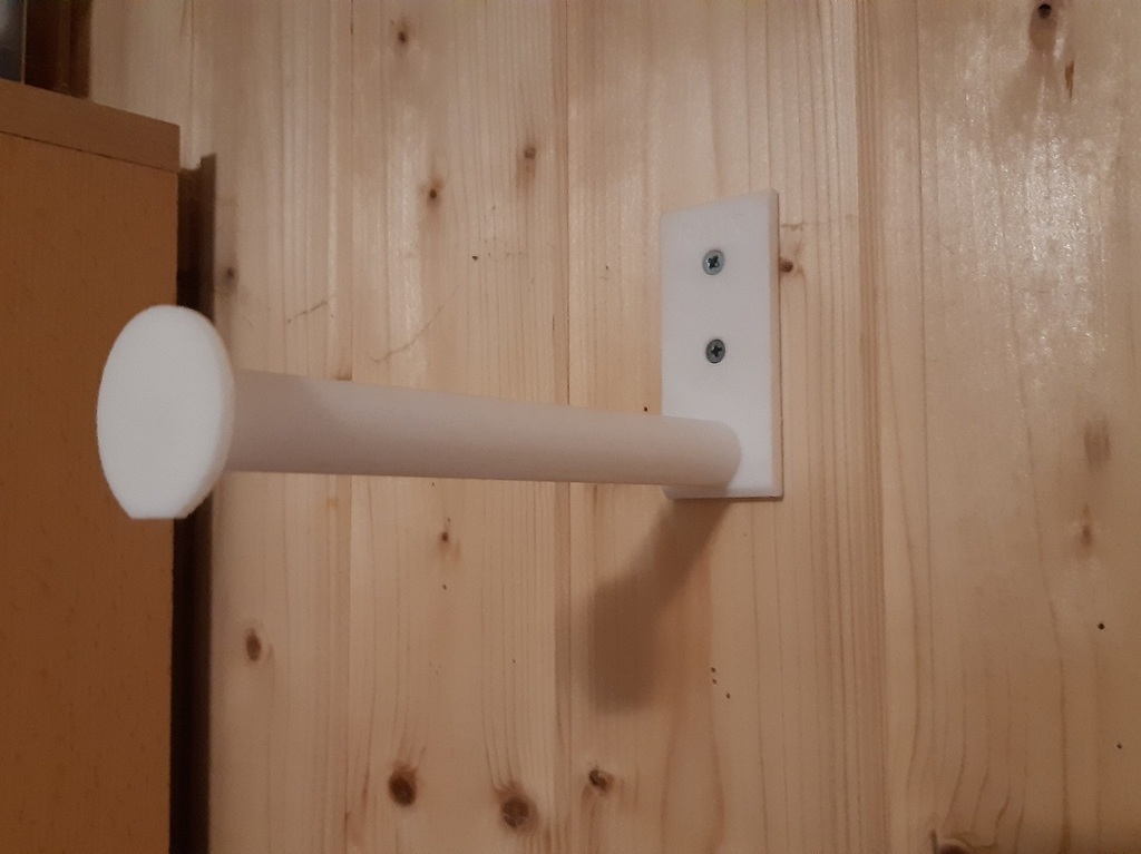 Free 3D file Wall bracket for 2 Filament Rolls - Wall bracket for 2 ...