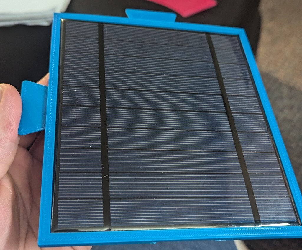 Free 3D file Solar Panel Frame Interlocking for 130mm by 150mm 5V Solar ...