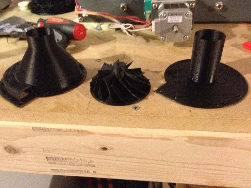 3D print 12V DC Motor Turbine・Cults