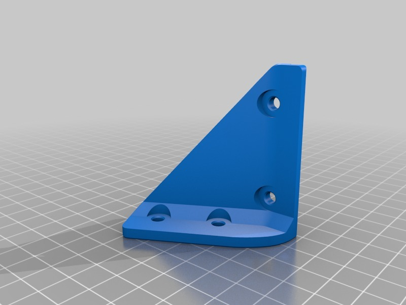 Free 3D file Simple Strong Frame Brace for KOSSEL 2020 💪 ・3D printer ...