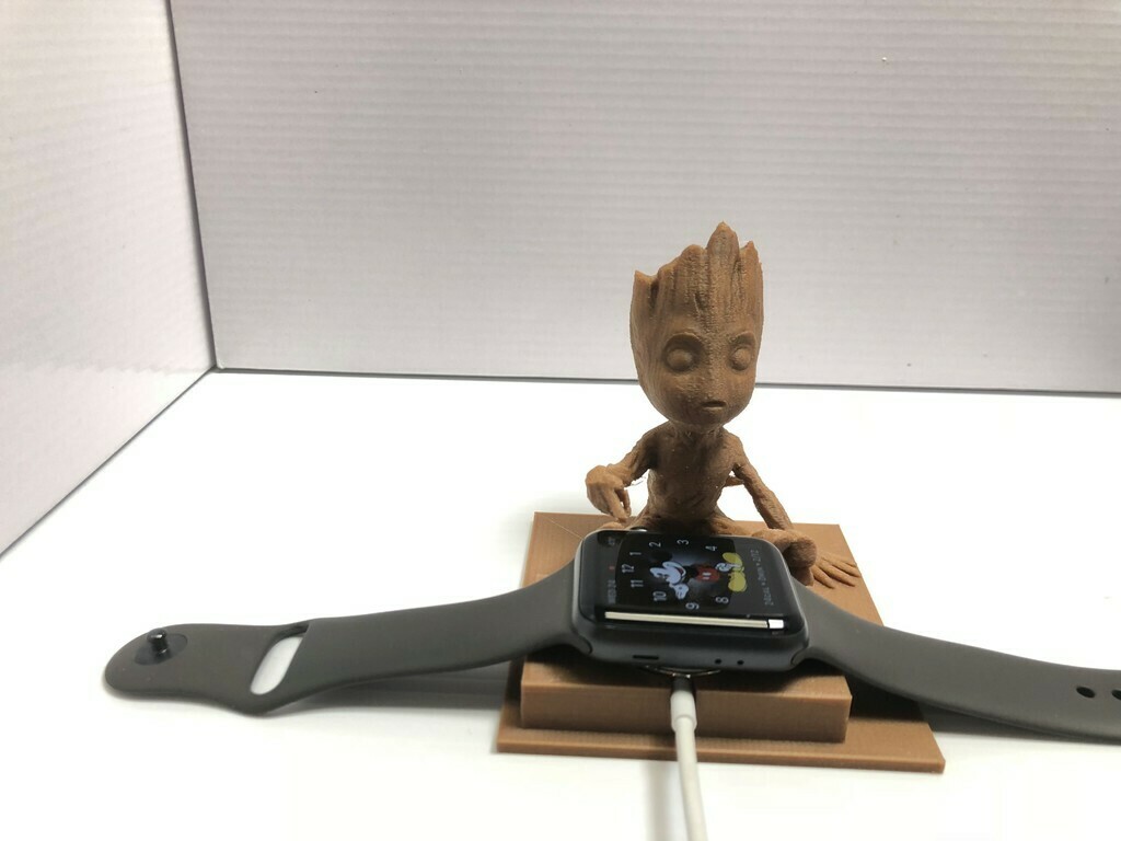 👶 Baby Groot Apple Watch Holder・Free 3D File for ・Cults