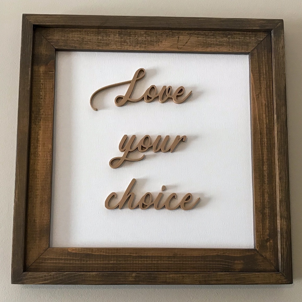 Free 3D file 3D Print Wall Art Words 🎨 ・3D printable model to download ...