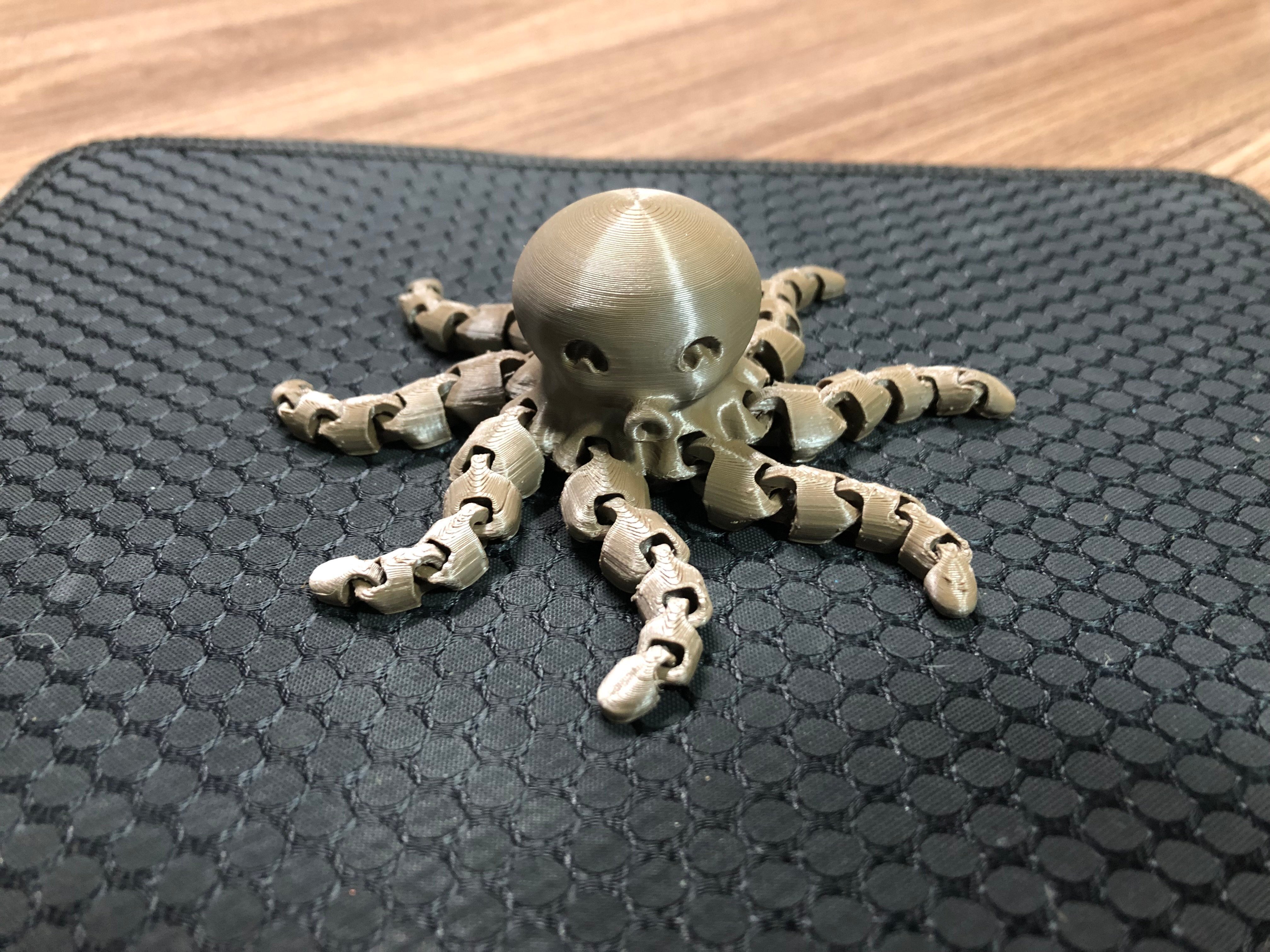 3D printable Cute Mini Octopus・Cults