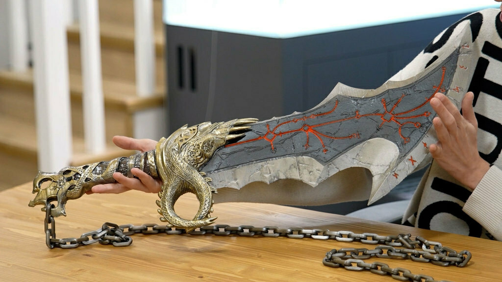 🎲 God of War - Blade of Chaos Avec Led・Fichier 3D Gratuit pour ・Cults