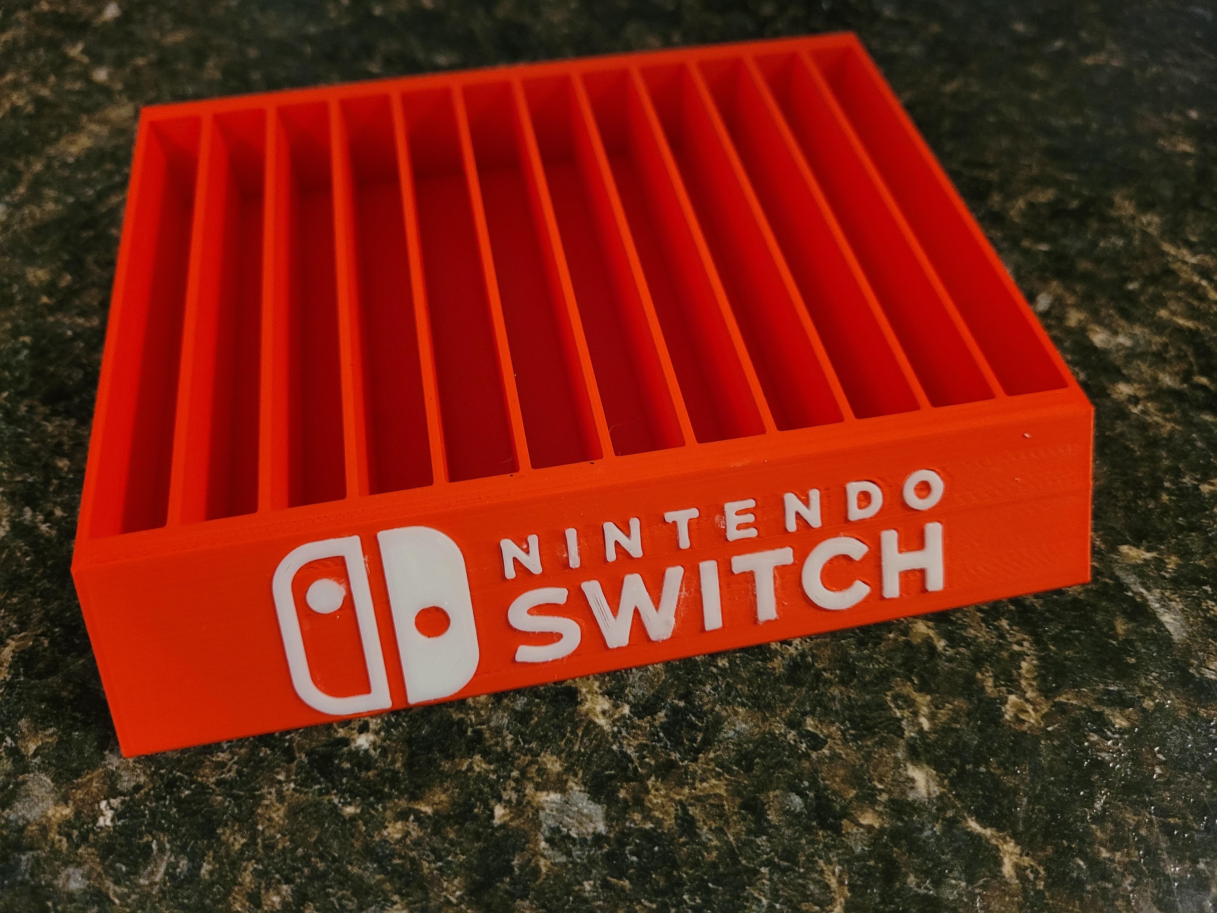 🎮 Nintendo Switch Game Case Holder・3D Print・Cults