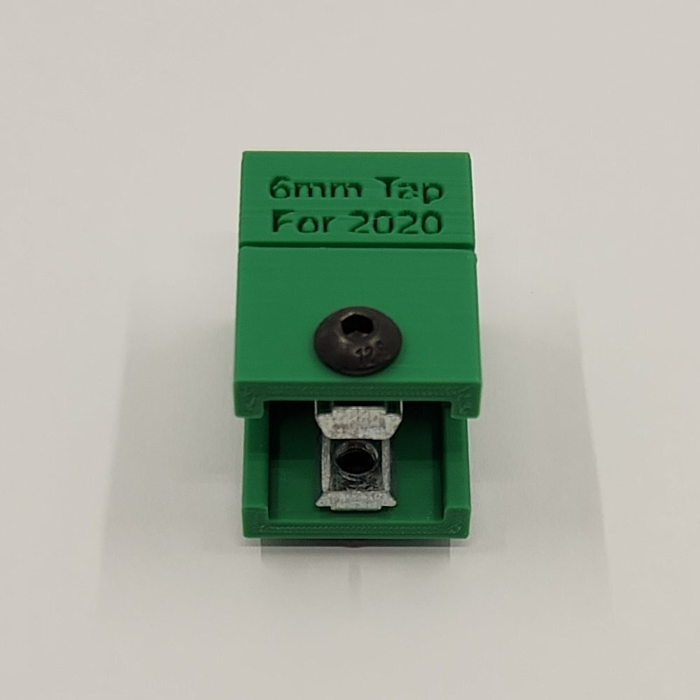 Free 3D file Tapping Guide for 2020 Extrusion End for 6mm Tap 🔚 ・3D ...