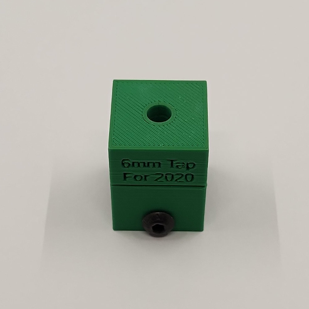 Free 3D file Tapping Guide for 2020 Extrusion End for 6mm Tap 🔚 ・3D ...