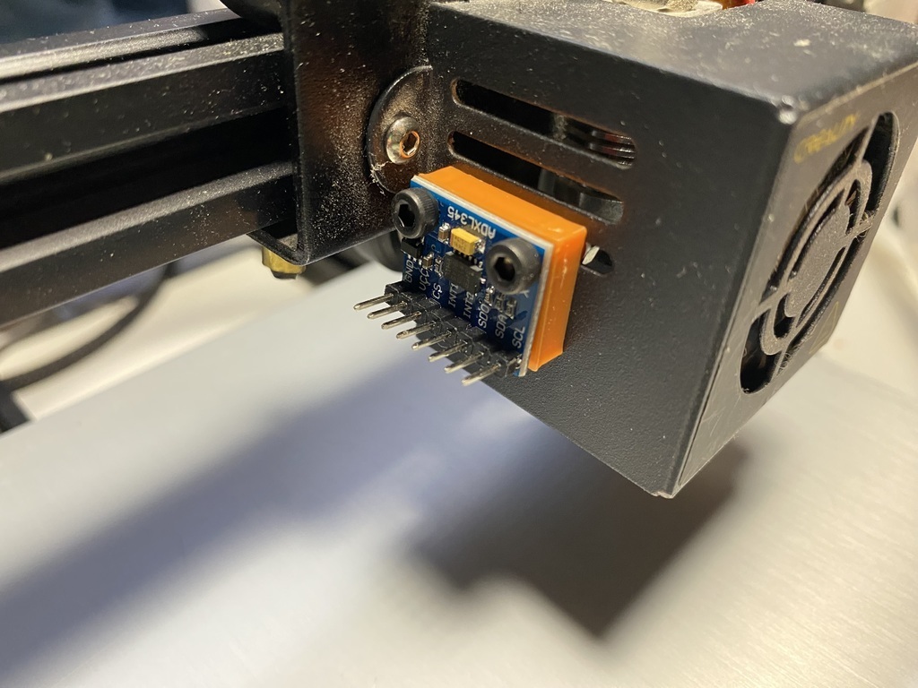 Free STL file ADXL345 Creality CR10S X Axis Mount 🧞‍♂️ ・Model to ...