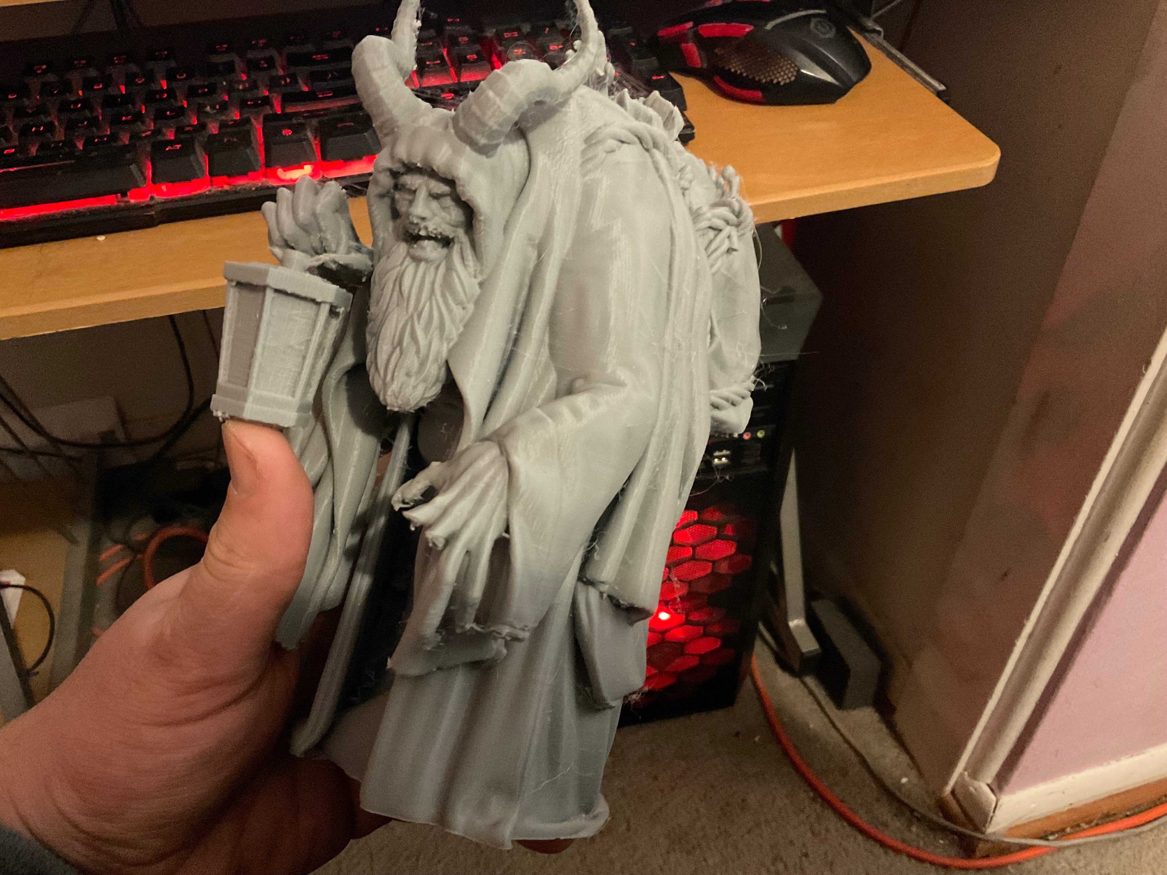 3D printing Krampus - Tabletop Miniature (Pre-Supported)・Cults